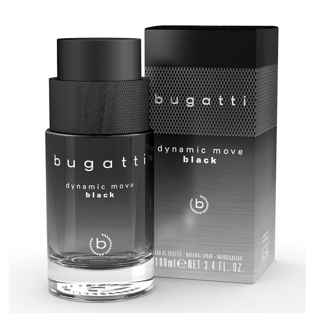 BUGATTI DYNAMIC MOVE BLACK EDT 100ML – Dave Mc's Menswear